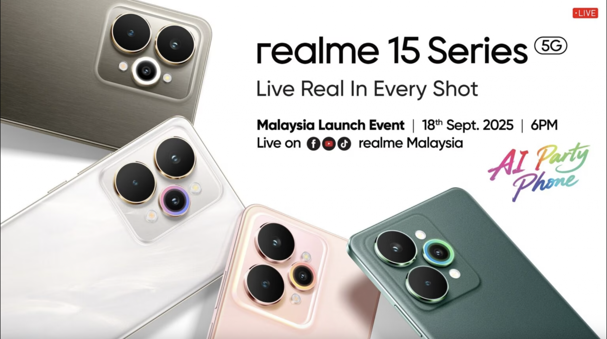 realme 15 Series to Launch in Malaysia on 18 September 2025 - DMedia ...