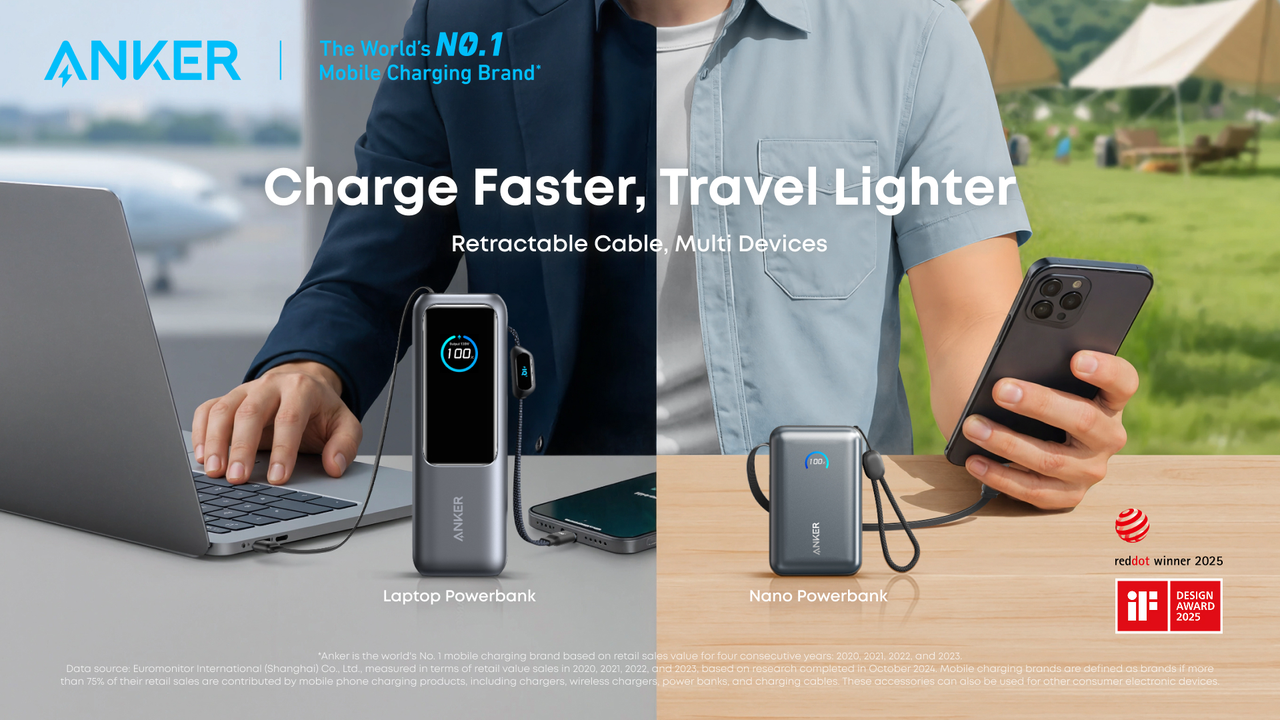 Anker Launches New Nano Series, Laptop Powerbank for On-the-Go Fast ...
