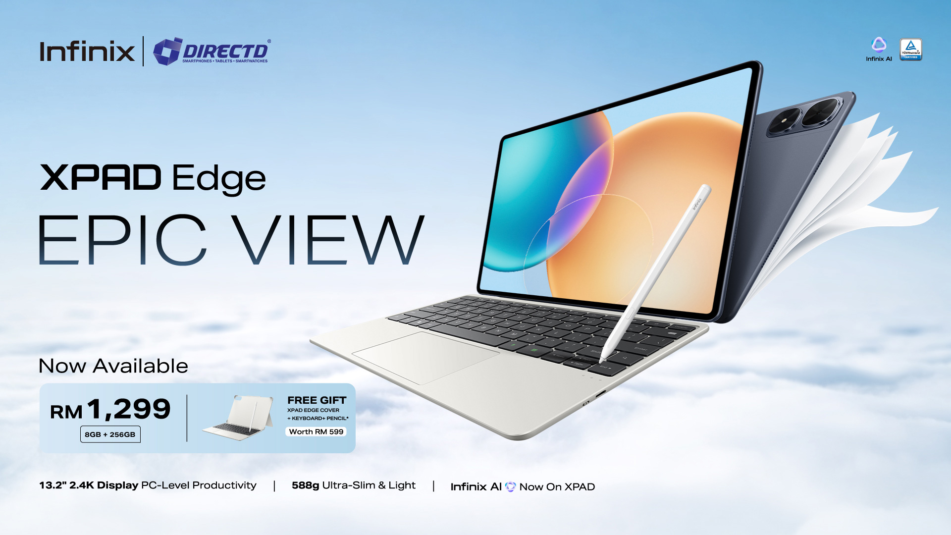 Infinix Unveils XPAD Edge: PC-Level Productivity in a 13.2-inch Tablet ...